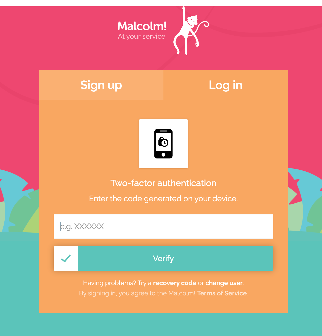 Two-factor authentication (2FA) now available for MyMalcolm